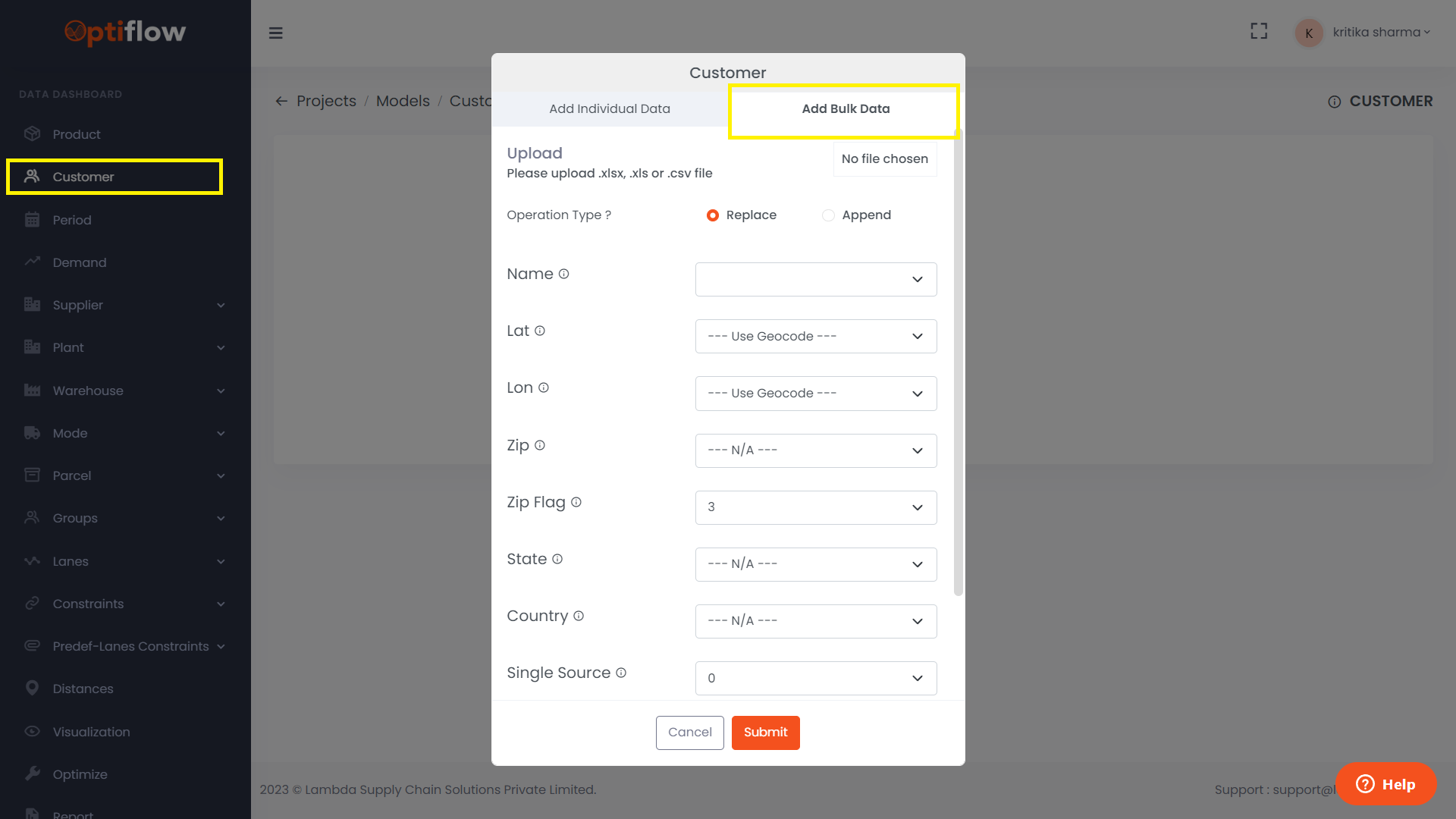 Geocode - Lambda SCS