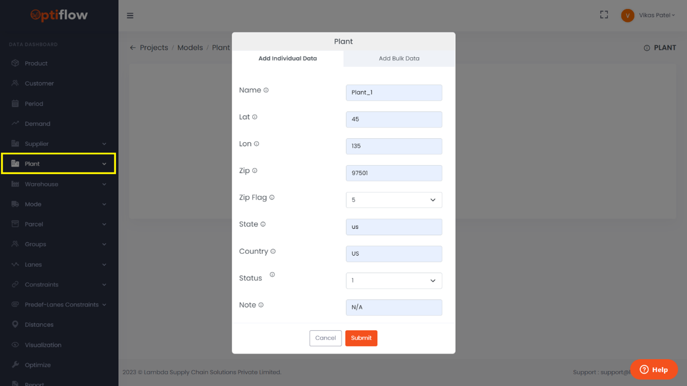 Location - Lambda SCS